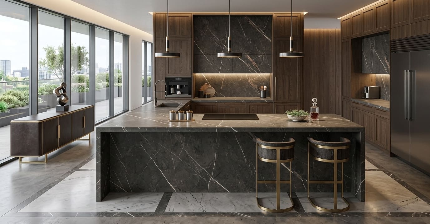 Honed Graphite Marble | View Our Current Slab Inventory
